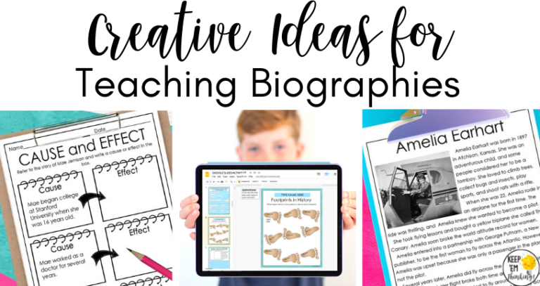 3 Creative Ideas for Teaching Biographies Your Students Will Love ...