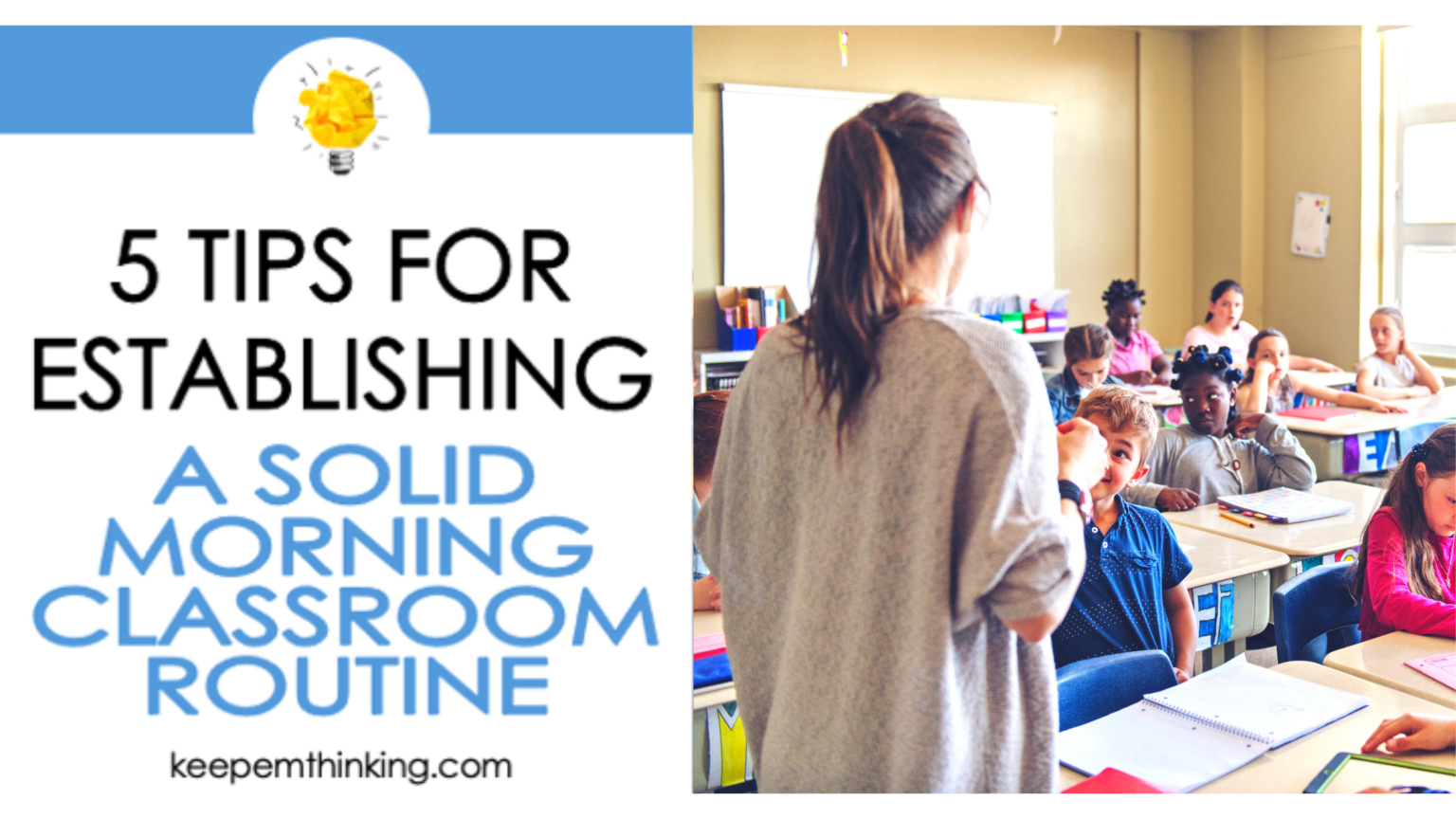 5 Tips For Establishing A Solid Morning Classroom Routine - Keep ‘em ...